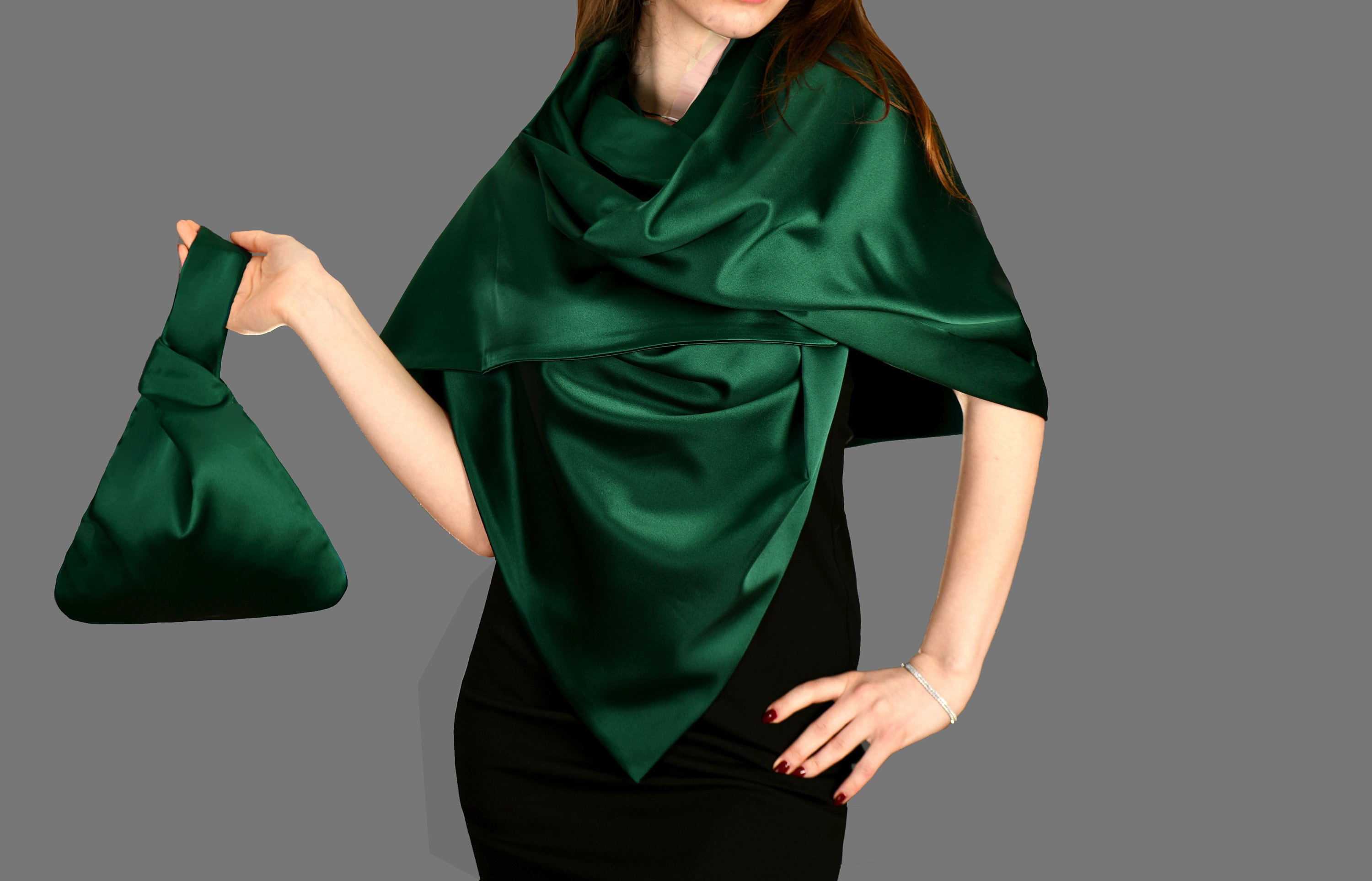 Double Layered Occasion Shawl, Evening Wrap Shawl, Wedding Shawl, Warm ...