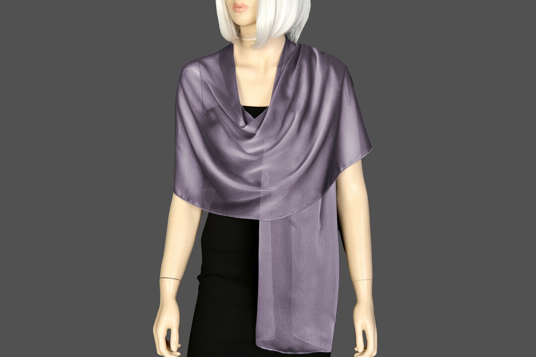 Heather Purple Lavender Shawl Wrap Bolero Summer Spring Wedding, Extra ...
