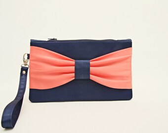 Coral Clutch Bag - Etsy
