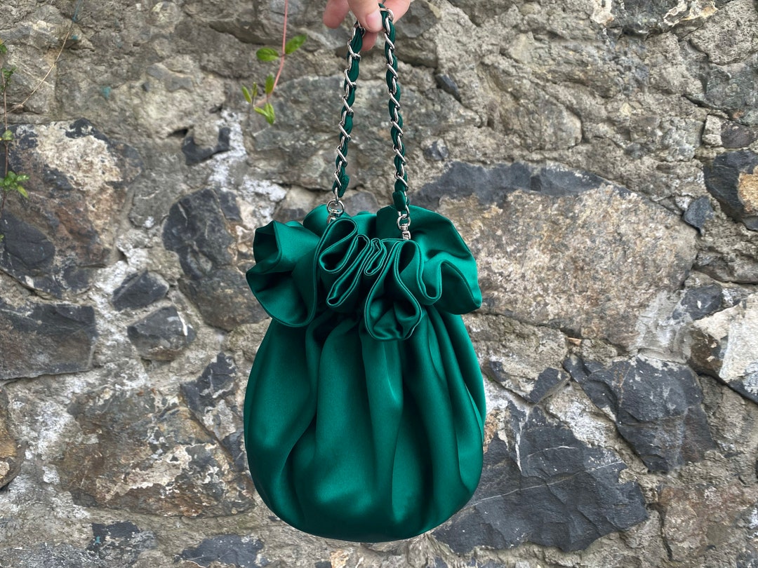 Evening Prom Purse Bag,knot Bag Purse Satin Wedding, Special Occasion ...