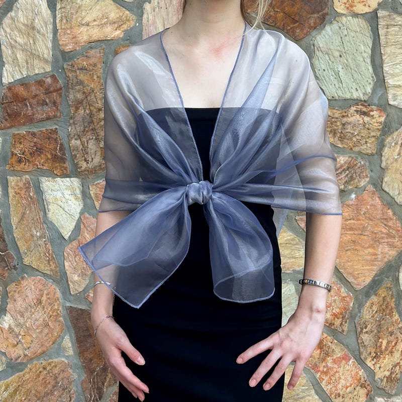 French Blue Wedding Shawl - Etsy