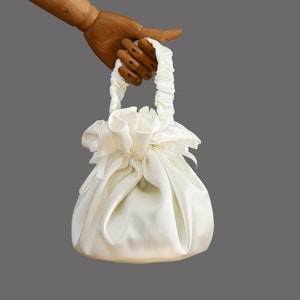 Wedding Satin Purse Money Bag, Special Occasion, Simple Elegant Bag ...