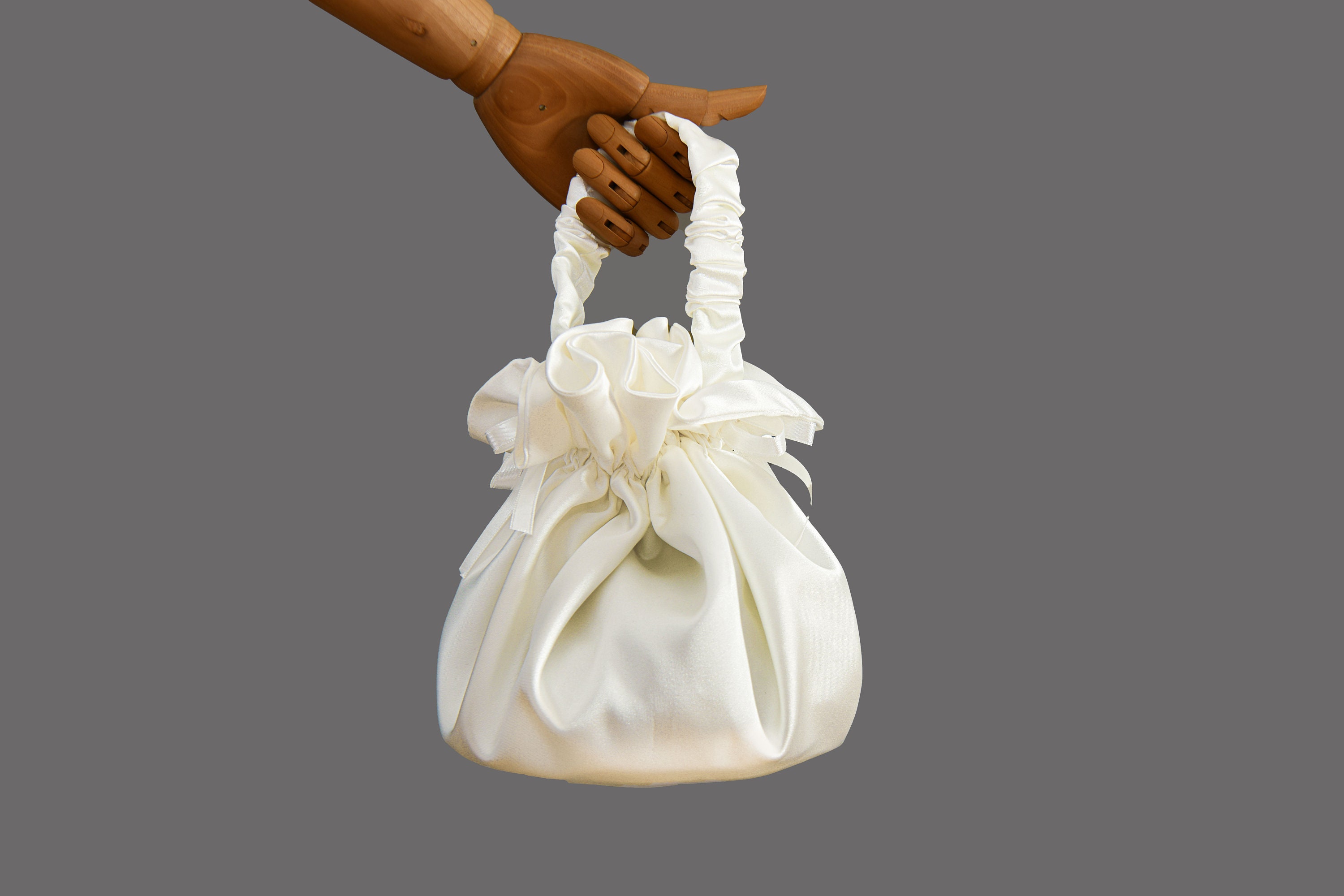 Wedding Satin Purse Money Bag, Special Occasion, Simple Elegant Bag ...