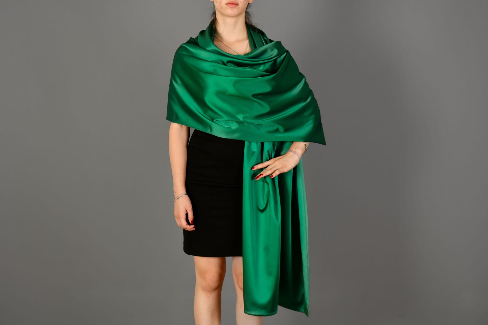 Double Layered Occasion Shawl, Evening Wrap Shawl, Wedding Shawl, Warm ...