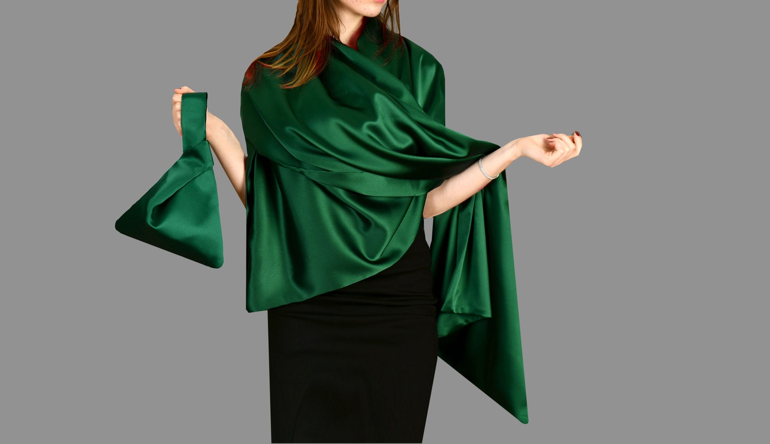 Double Layered Occasion Shawl, Evening Wrap Shawl, Wedding Shawl, Warm ...