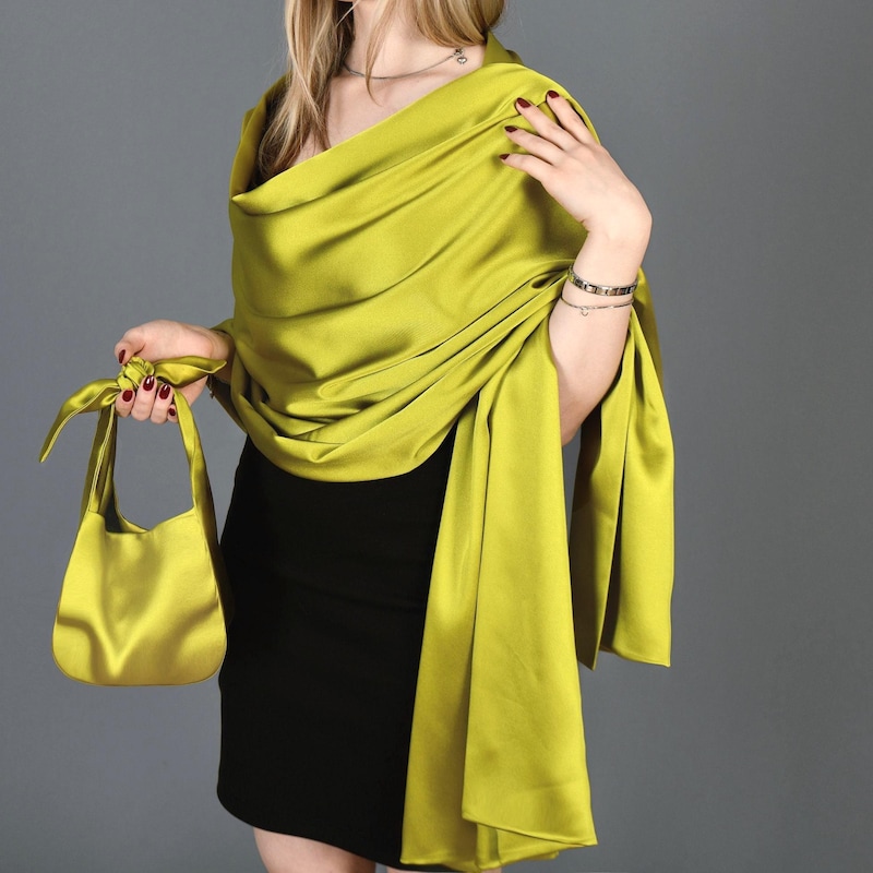 Chartreuse Scarf - Etsy