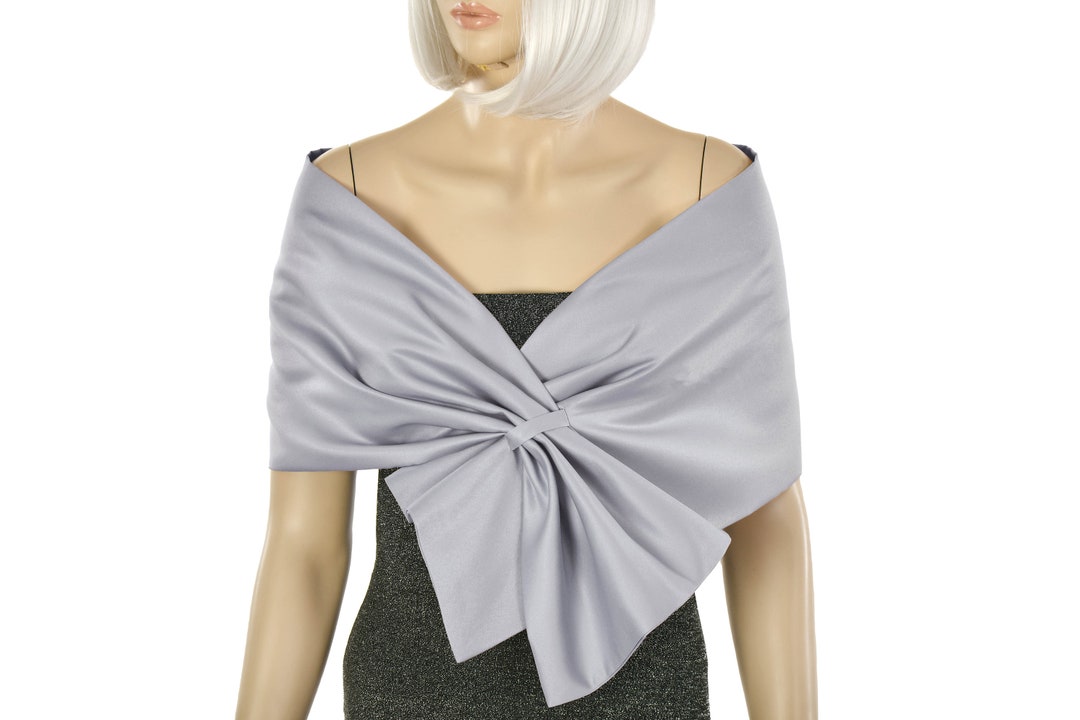 Evening Shawl Wrap, Formal Hands-free Shawl, Mother of the Bride Dress ...