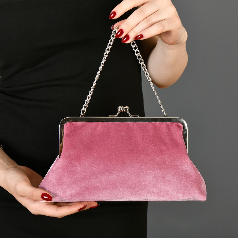 Dusty Rose Clutch - Etsy