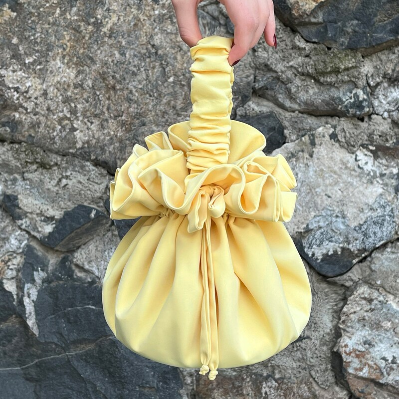 Yellow Clutch Bag - Etsy