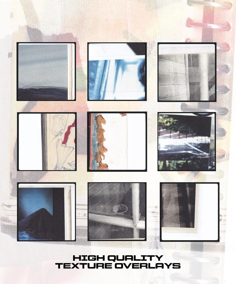 Urban Texture Overlay Pack | 45+ High-res Pngs (photoshop, Illustrator ...