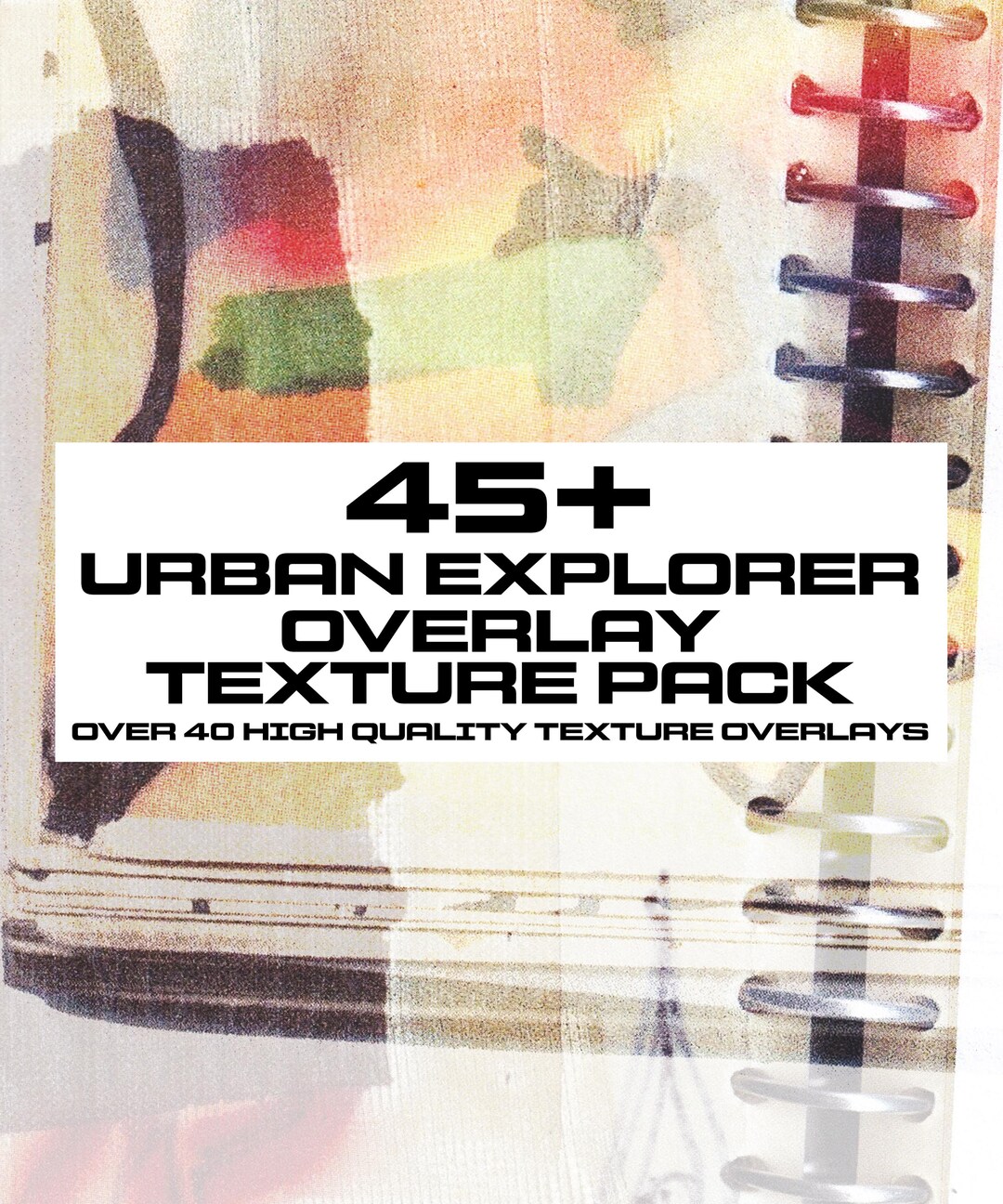 Urban Texture Overlay Pack | 45+ High-res Pngs (photoshop, Illustrator ...