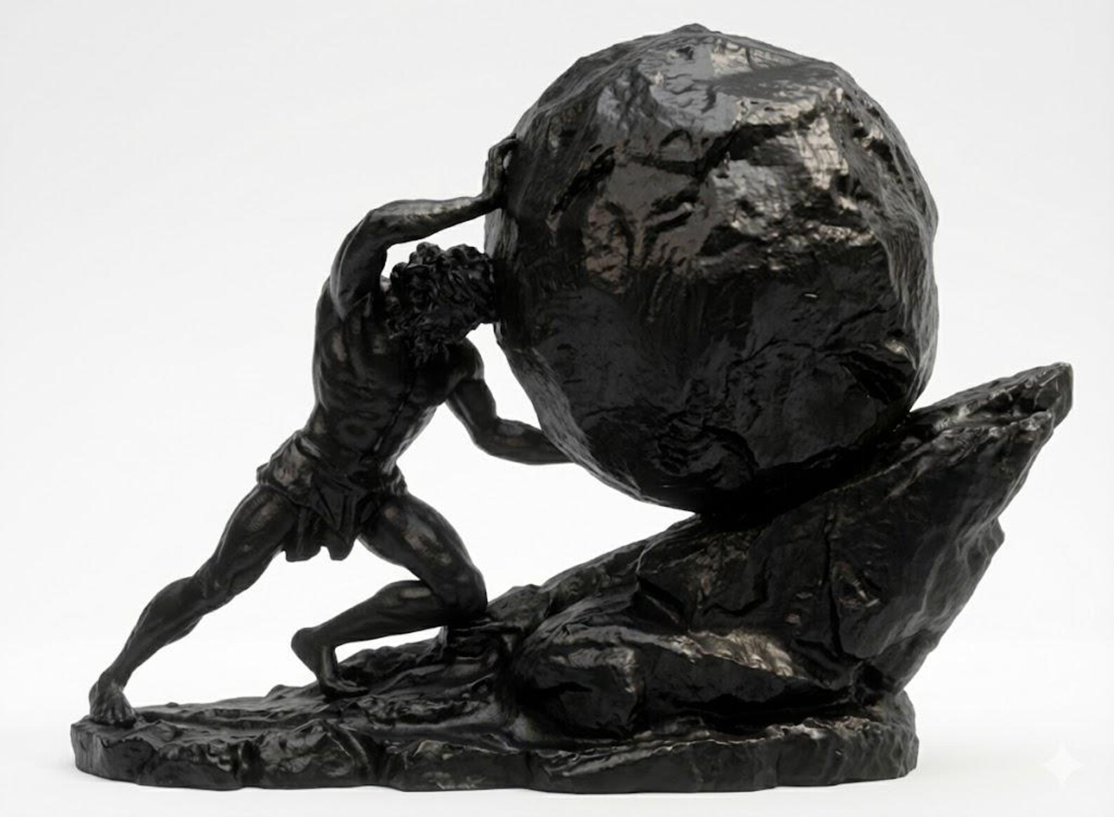 Sisyphus Statue: Greek Mythology Bronze Sculpture, Office Decor - Etsy