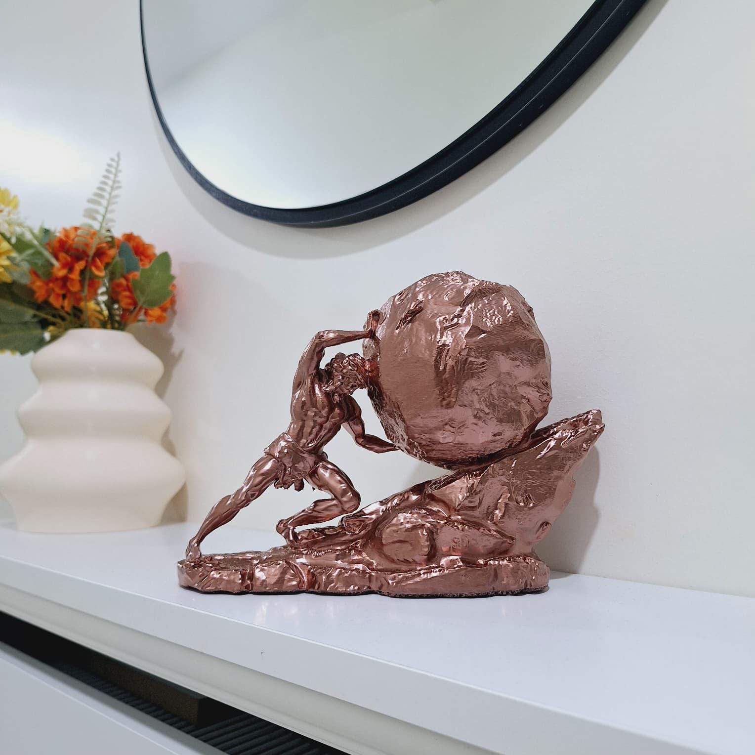 Sisyphus Statue: Greek Mythology Bronze Sculpture, Office Decor - Etsy