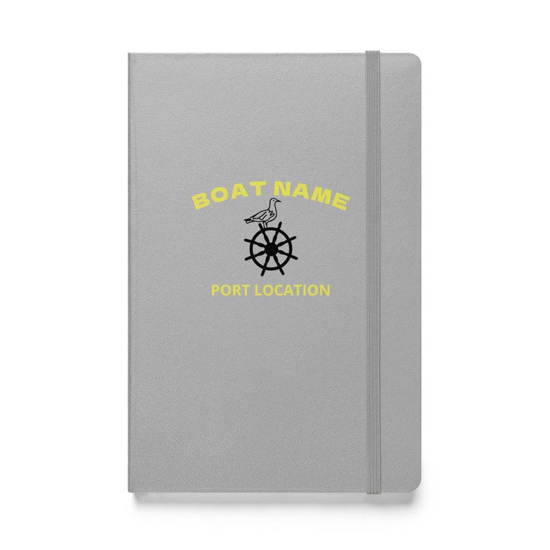 Personalized Boat - Yacht Logbook • Nautical Ultrahyde Hardcover ...