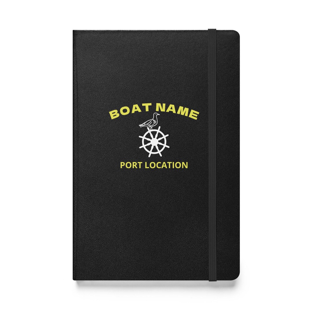 Personalized Boat - Yacht Logbook • Nautical Ultrahyde Hardcover ...
