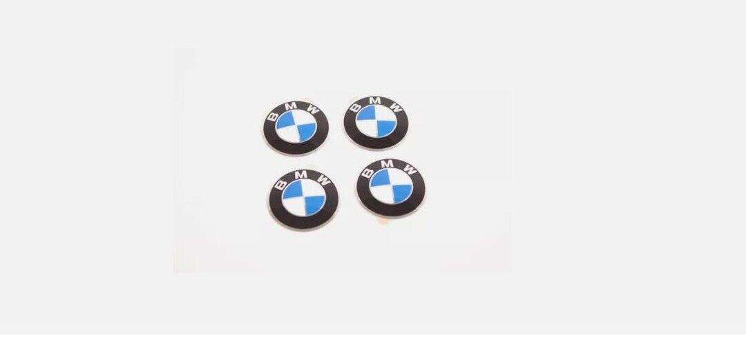 Blue White 56mm Wheel Center Decal Stickers Set of 4 for BMW - Etsy