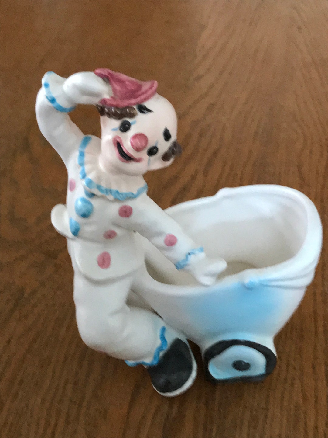SALE Vintage Clown Planter//inarco Cleveland /nursery Caddy/mid Century ...