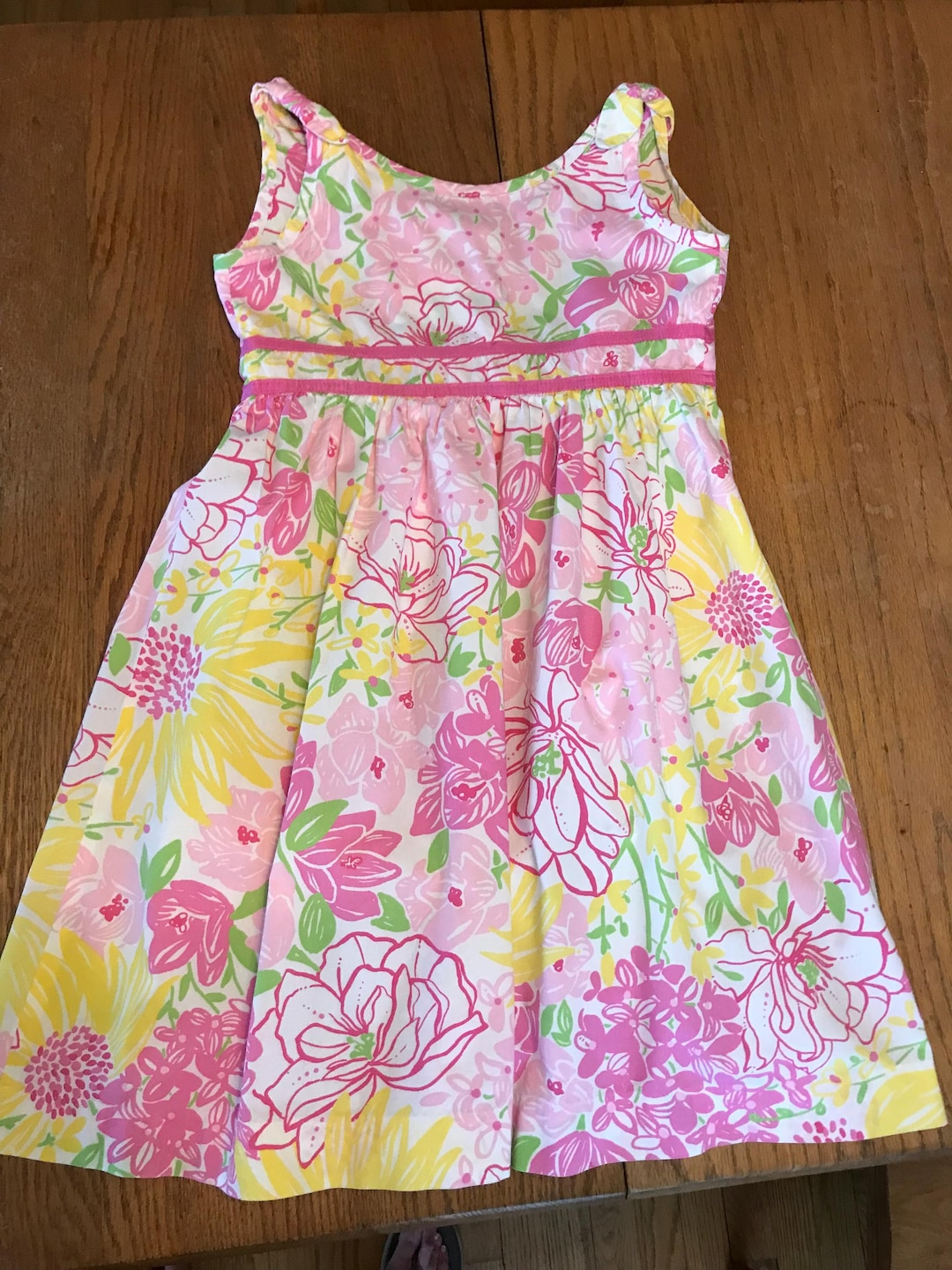SALE Vintage Lilly Pulitzer White Label Girls Dress Sz. 8/sun Dress ...