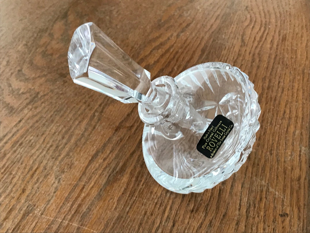 Vintage Perfume Bottle W/stopper/rovelli Swiss Crystal Co. - Etsy
