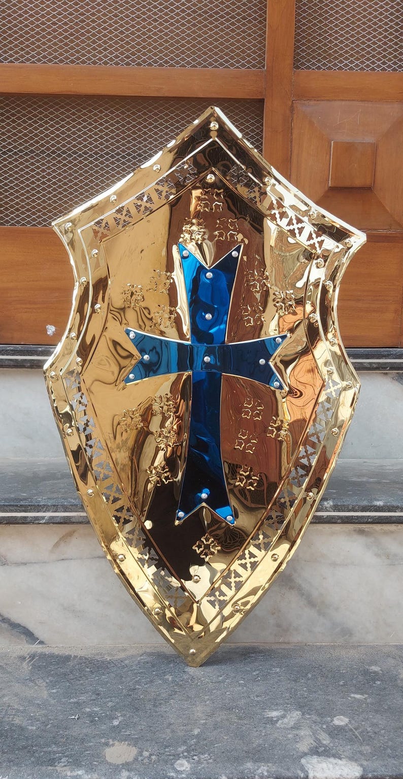 Medieval Knight Shield – Stainless Steel LARP Battle Armor | Cosplay ...