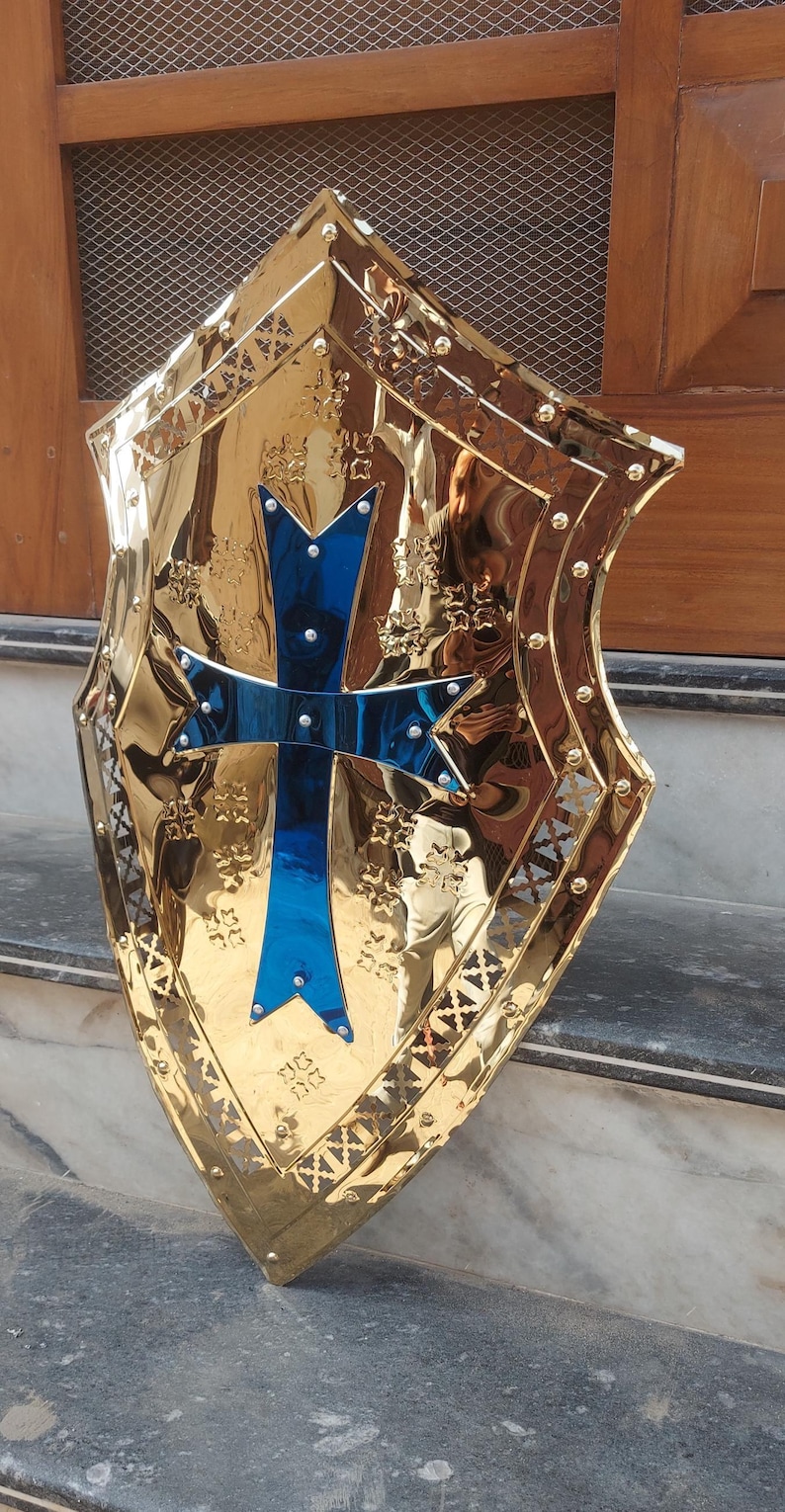 Medieval Knight Shield – Stainless Steel LARP Battle Armor | Cosplay ...