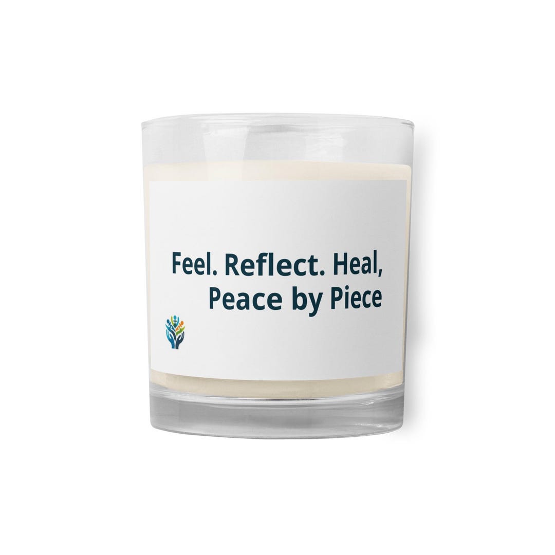 Feel. Reflect. Heal. Glass Jar Soy Wax Candle - Etsy