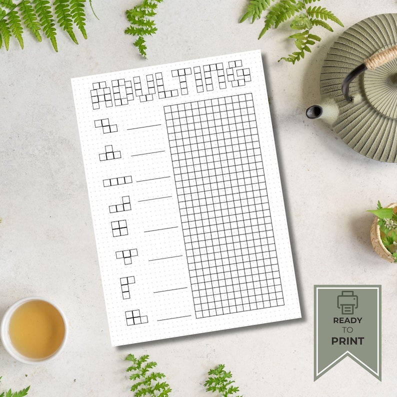 Adulting Tracker Printable. Adultris Habit Tracker. A4 and A5 Tetris ...