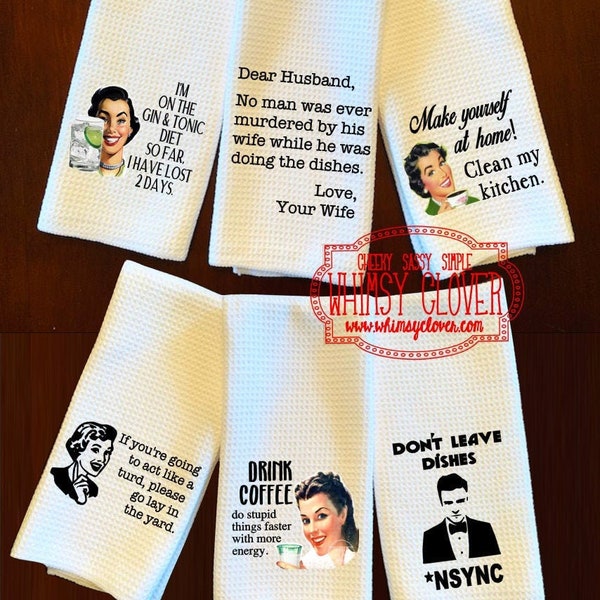 Funny Tea Towels - Etsy