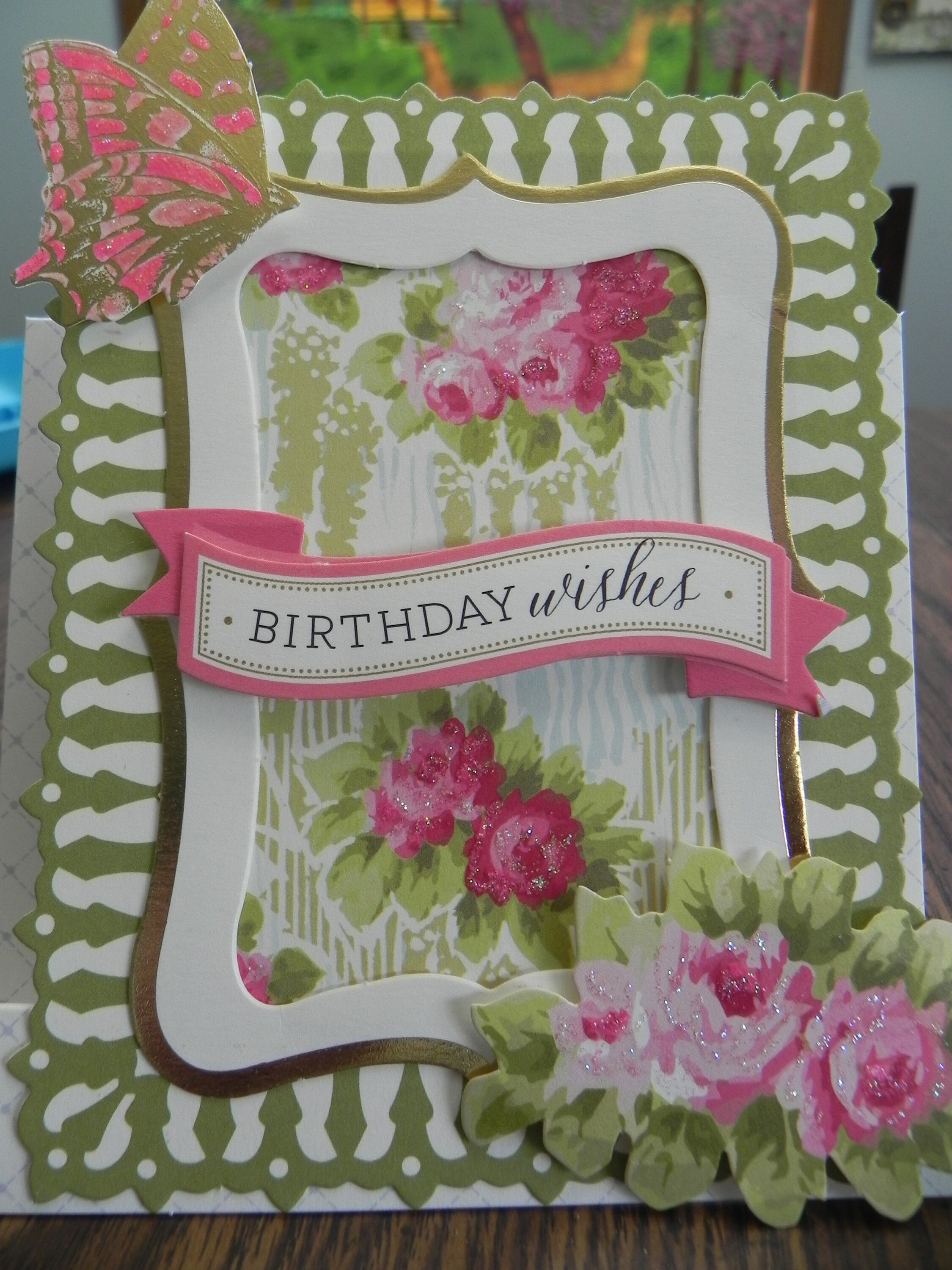 Anna Griffin Window Frame Card, Handmade Cards, Cards - Etsy