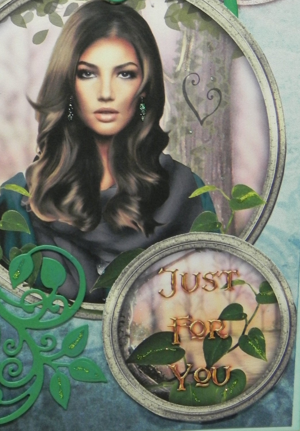 Green Wood Elf Fantasy Any Occasion Card, Handmade Cards, Cards - Etsy