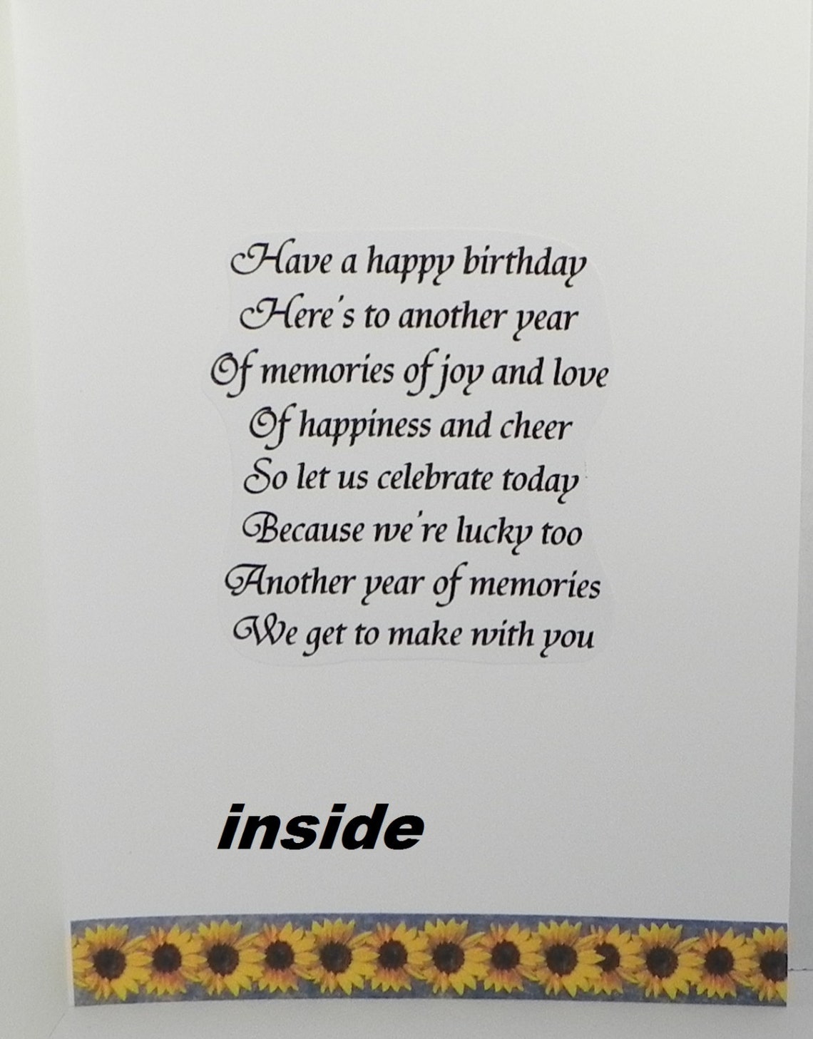 Country Daisy Birthday Card, Handmade Card, Cards - Etsy