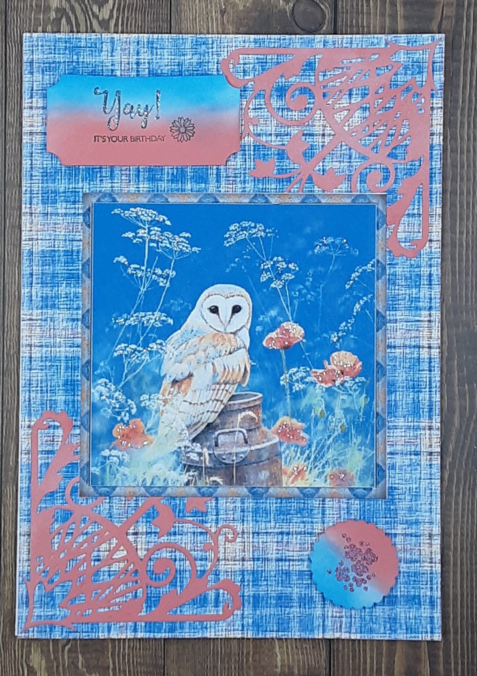 Owl Birthday Cards Choose 1, Owl Card, Handmade Card, Handmade Owl Card ...
