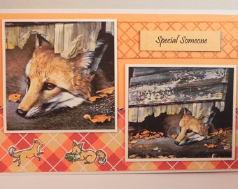 Furry Fox Card Image by Pollyanna Pickering - Etsy