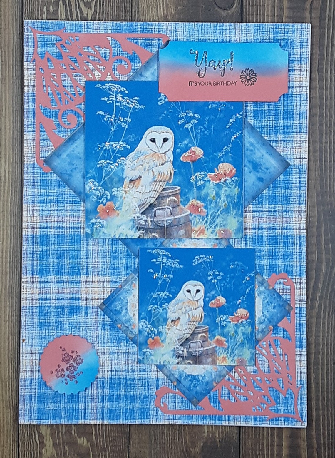 Owl Birthday Cards Choose 1, Owl Card, Handmade Card, Handmade Owl Card ...