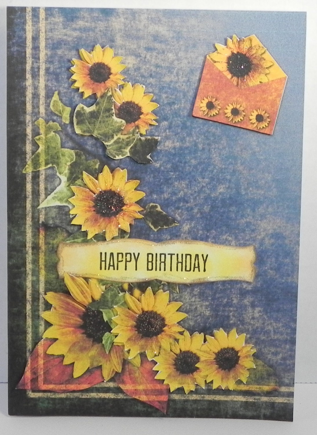 Country Daisy Birthday Card, Handmade Card, Cards - Etsy
