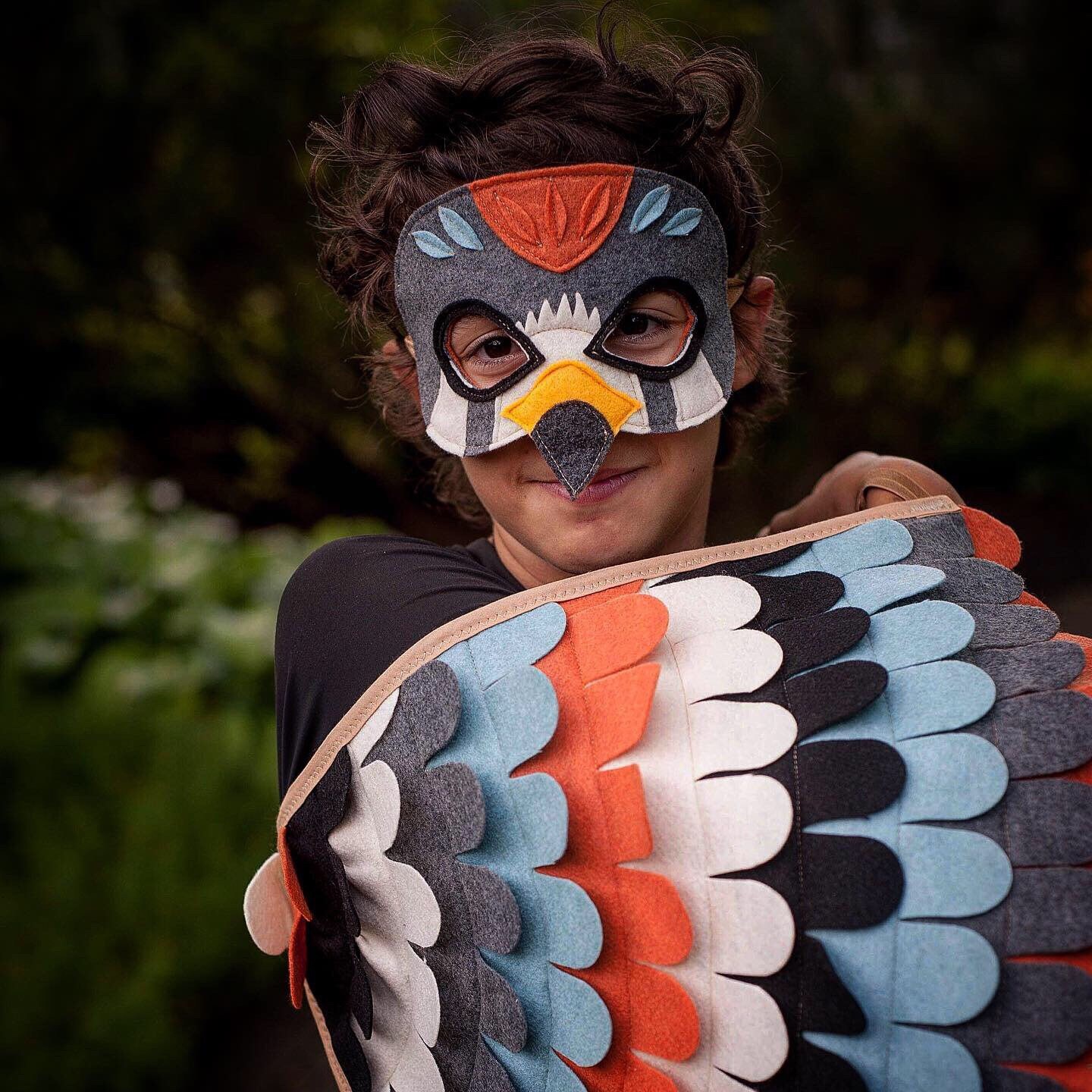 America Kestrel Costume Set / Mask and Flappable Wings / Fully - Etsy