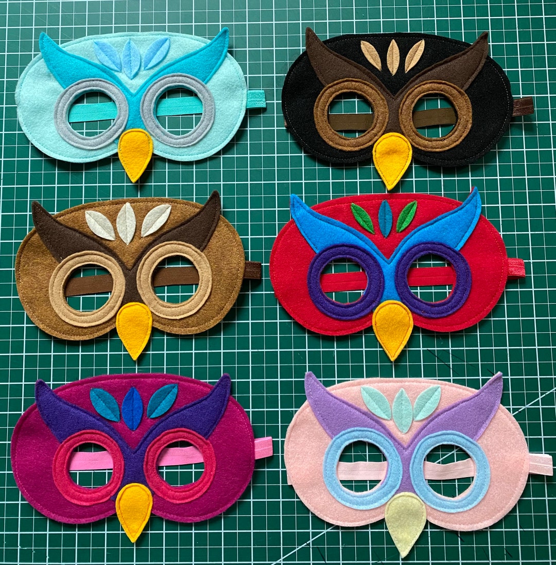Owl Costume// Wings and Mask: 0-24 Months/ 2-5 Years / 5-10 Years Eco ...