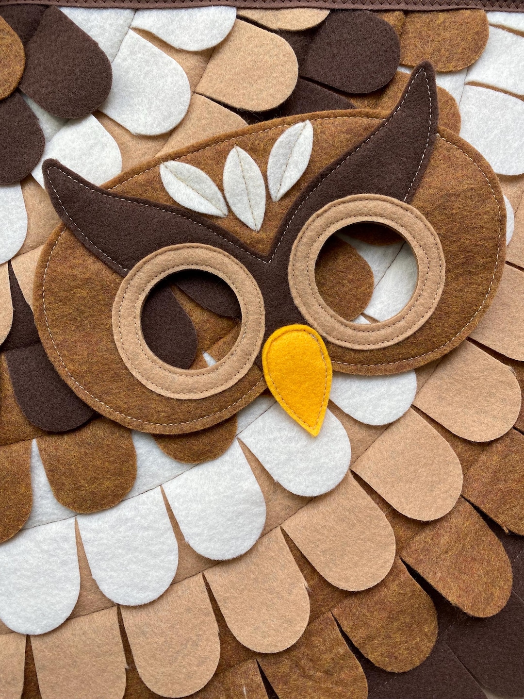 Owl Costume// Wings and Mask: 0-24 Months/ 2-5 Years / 5-10 Years- Eco ...