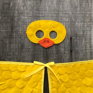 Baby Duck Costume / Wings and Mask / Duckling Costume / Yellow Duck ...