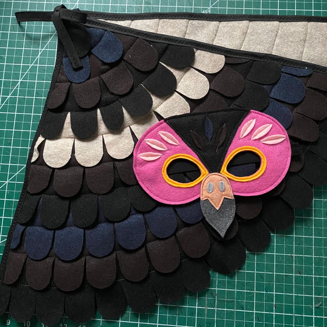 California Condor Costume, Wings and Mask, Made in USA, Handmade ...