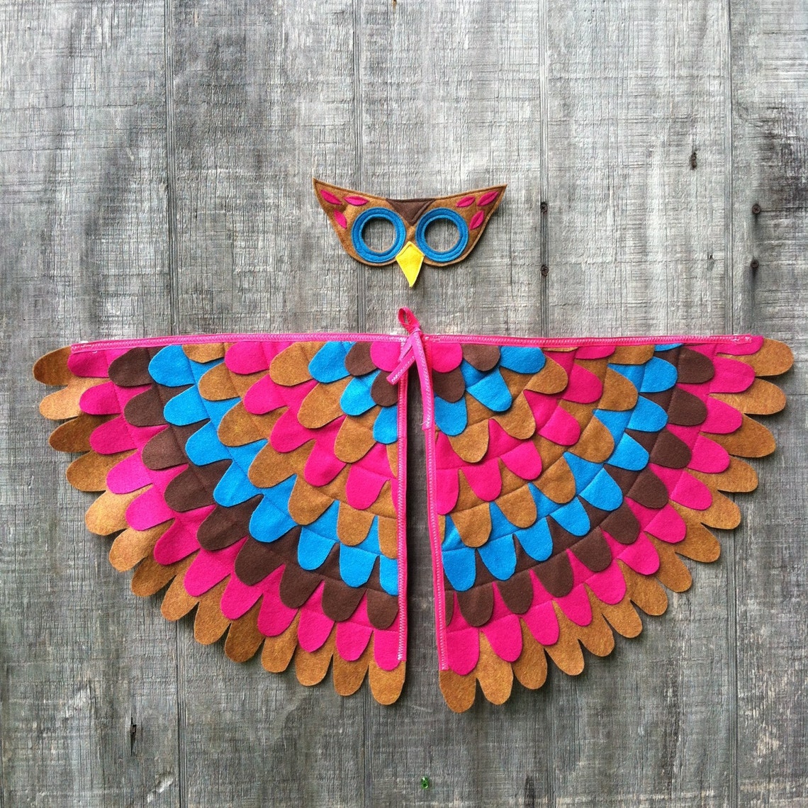 Magical Owl Costume, Wings and Mask: Soft Flappable Wings // Lots of ...