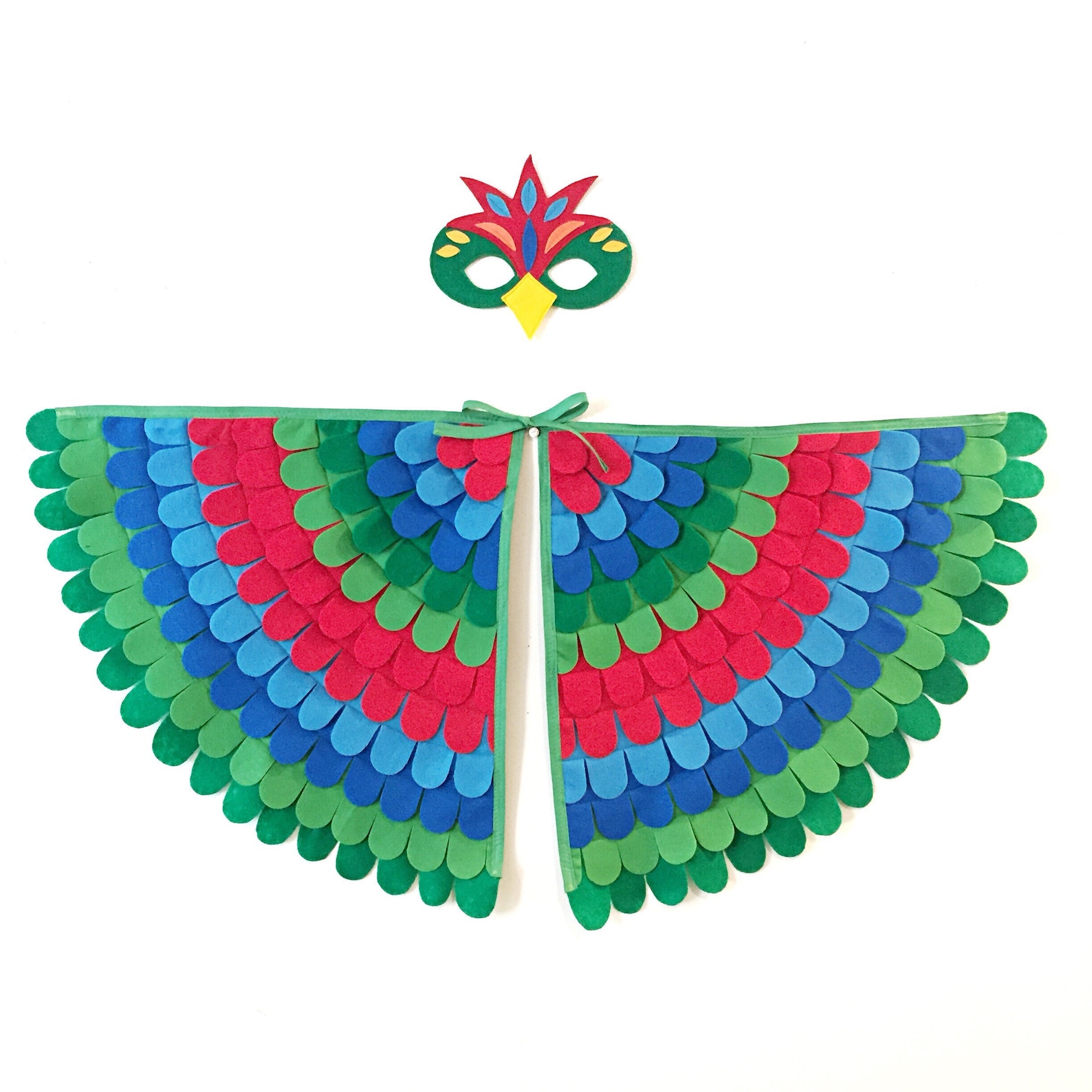 Colorful Parrot Costume // Parrot Costume Set // Parrot Mask | Etsy