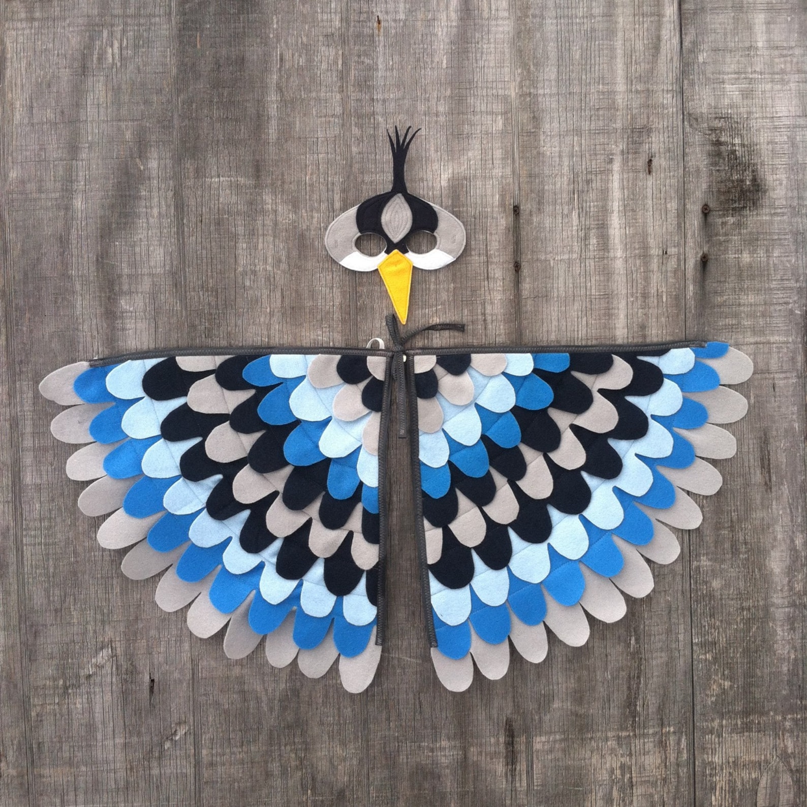 Great Blue Heron Costume Set Wings and Mask: SO MANY SIZES // - Etsy