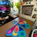 Rainbow Butterfly Costume Set / Eye Mask and Flappable Wings / Handmade ...