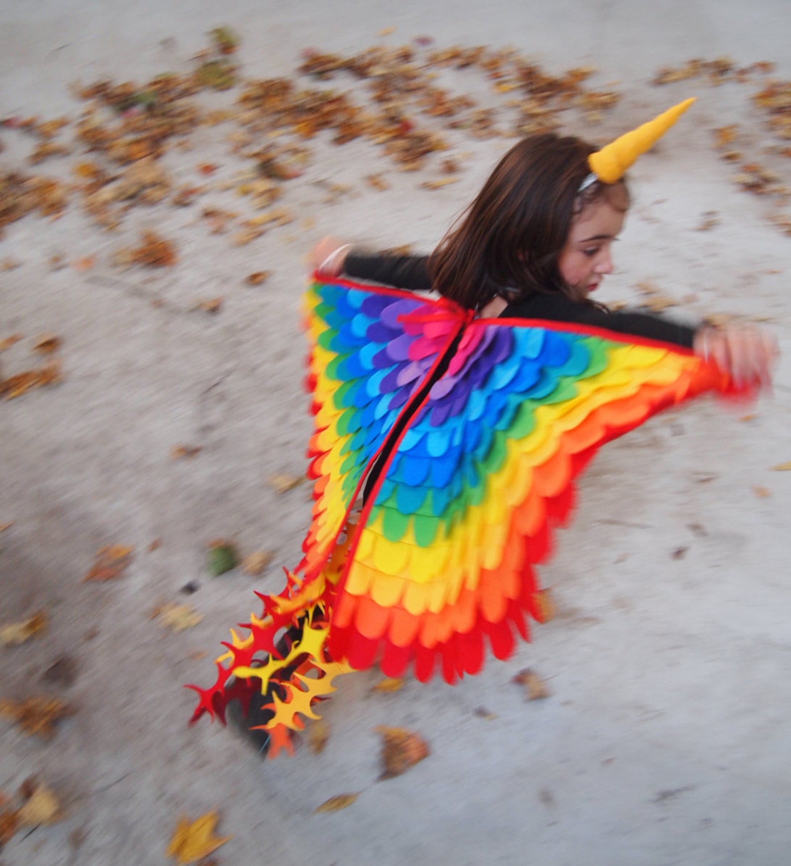 Red Rainbow Alicorn Costume Set 3 Piece / Magical Horn - Etsy Singapore