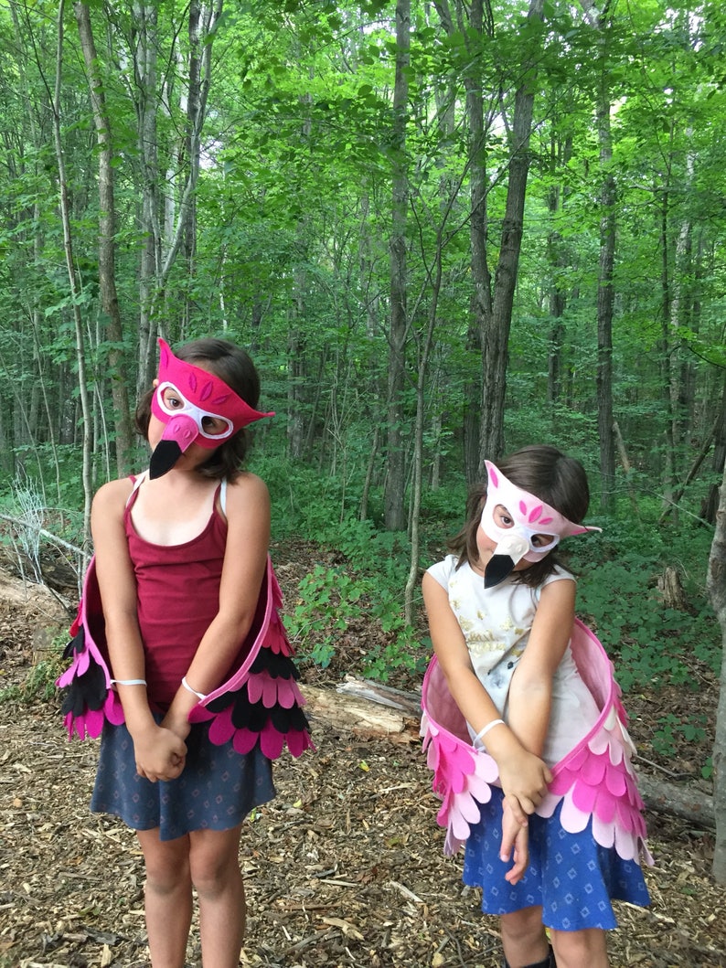 Flamingo Costume Set // Be a Flamingo! // Soft Flappable Wings ...