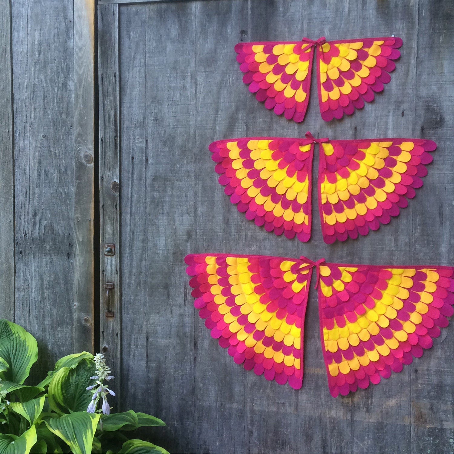 Yellow and Pink Parrot Costume / Mask and fun flappable wings | Etsy