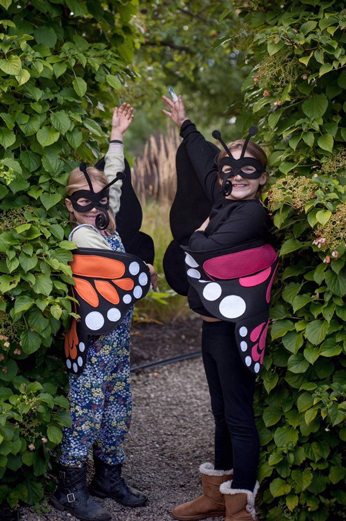 Monarch Costume Set Costume Wings and Mask Eco Friendly | Etsy