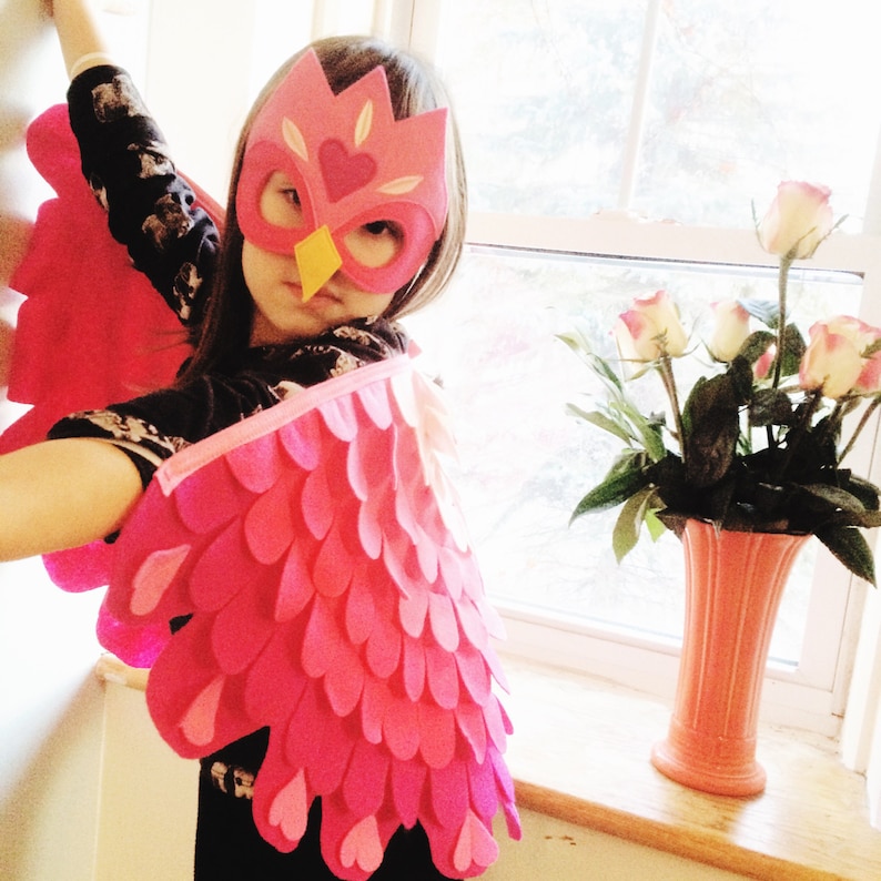 LOVEBIRD COSTUME Best Kids Gift Soft Flappable Wings With - Etsy