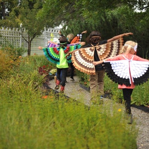 Stork Costume Set / Felt Mask and Flappable Wings / Egret Costume ...